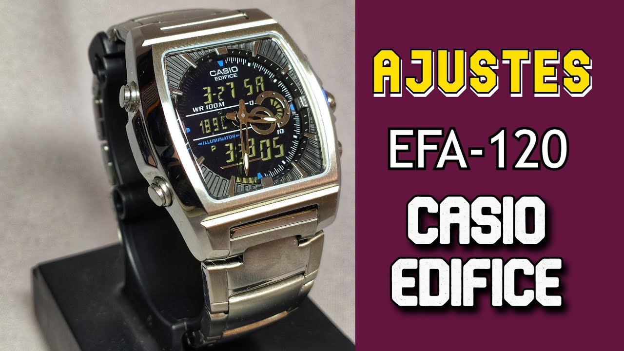 Descargar Manual PDF Casio Edifice EFA 120 - Guía de Usuario | UNIGAL